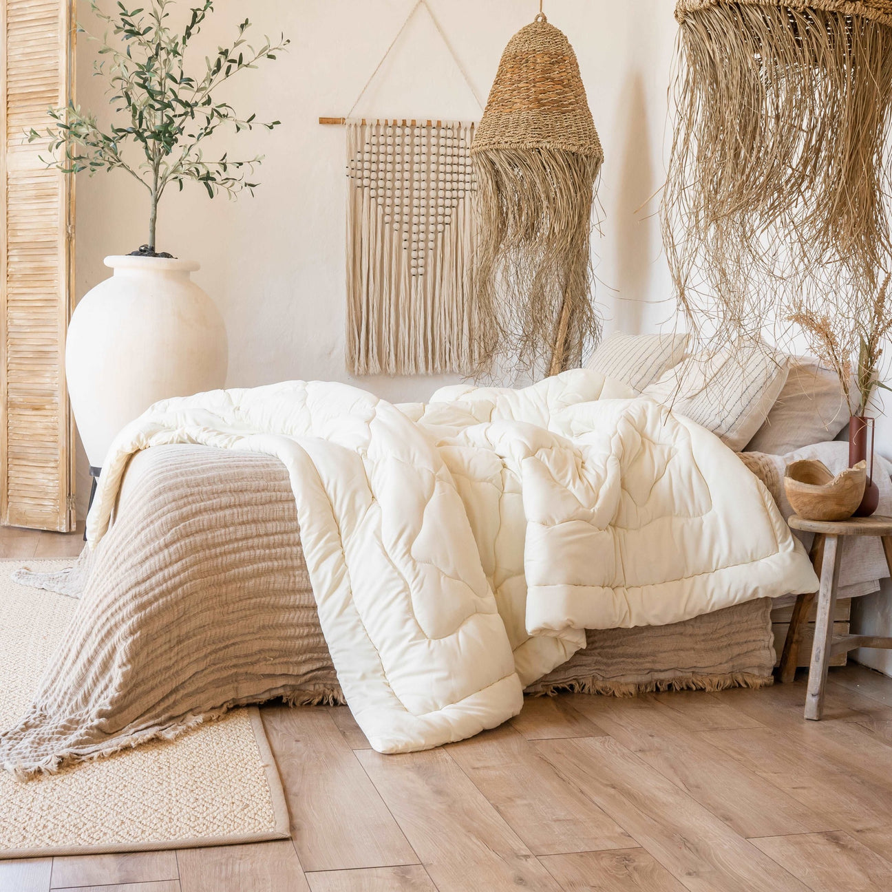 Ковдра вовняна зимова Wool купити недорого у Києві, Україні | Домашній текстиль Moona